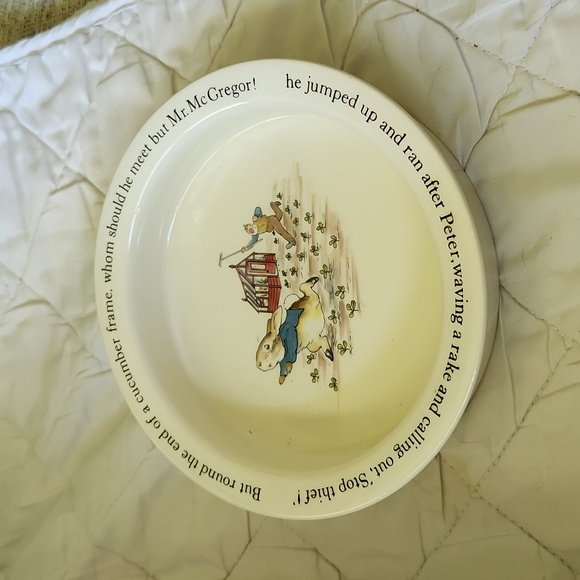 Wedgwood | Accents | Wedgwood Peter Rabbit Beatrix Potter Bowl Ceramic ...
